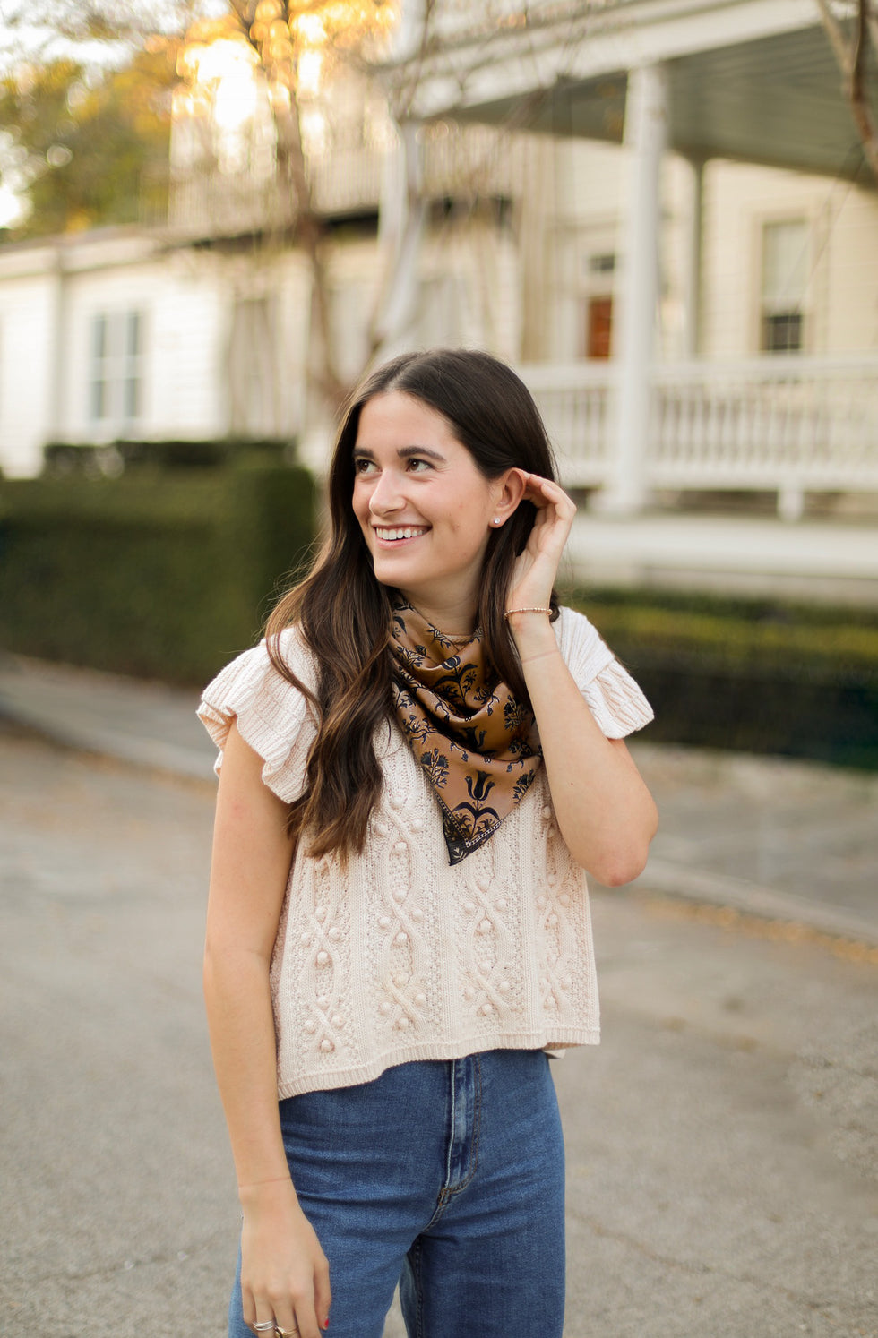 Pepper Block Print Scarf – swells
